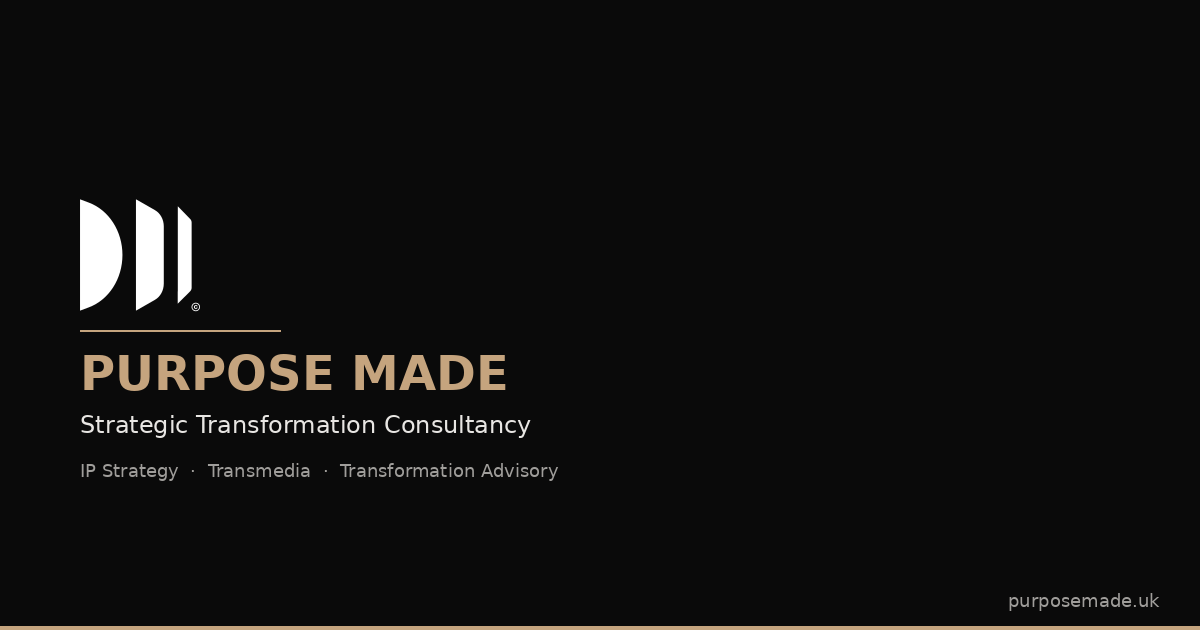 Why Franchise Architecture Matters More Than IP Strategy — Purpose Made